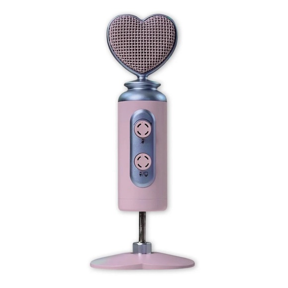 Kawaii | Portable Audio & Video | Heart Shaped Usb Microphone | Poshmark